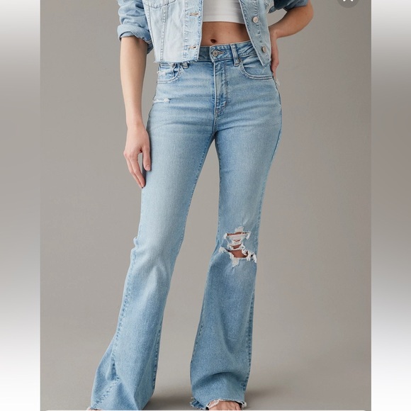 American Eagle High Rise Flare Jeans